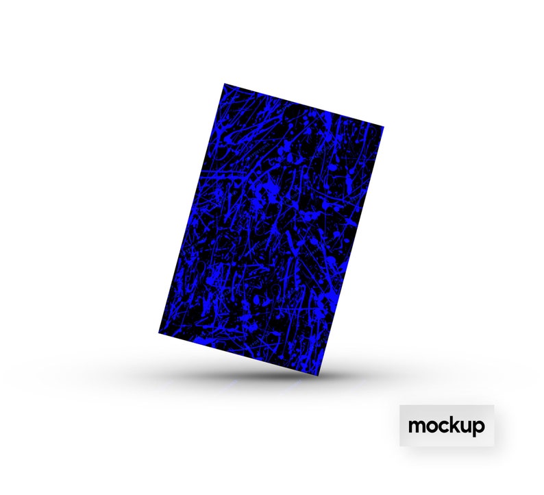 Blue Neon Paint Splatter Seamless Digital Paper Background Texture ...