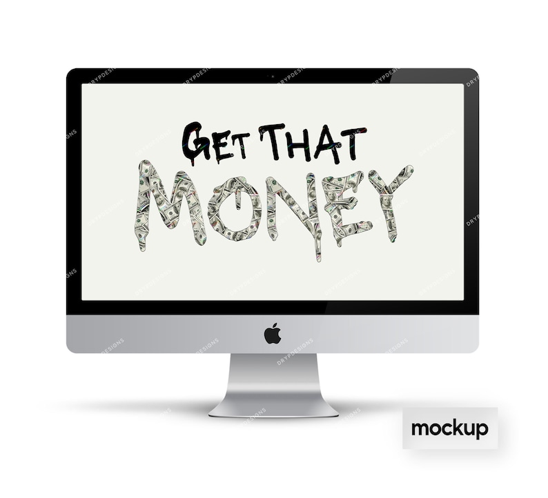 Get That Money PNG Text Graphic Font Money Pattern - Etsy