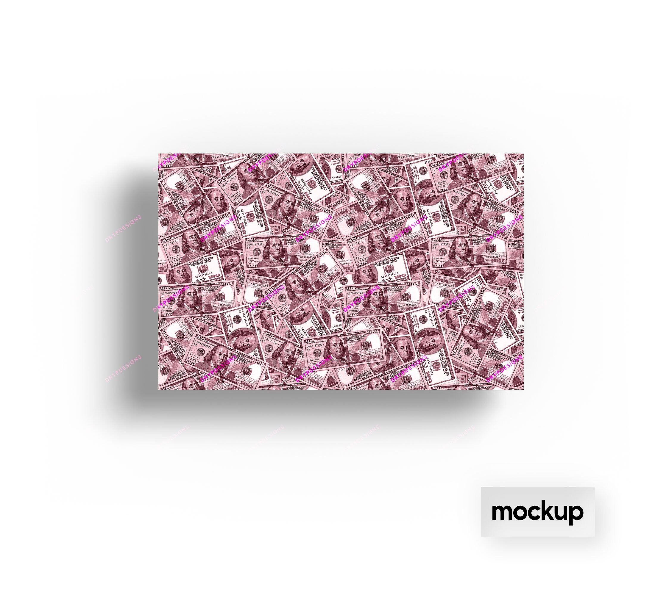 Blush Pink Money Background 100 Dollar Bills Seamless - Etsy Canada