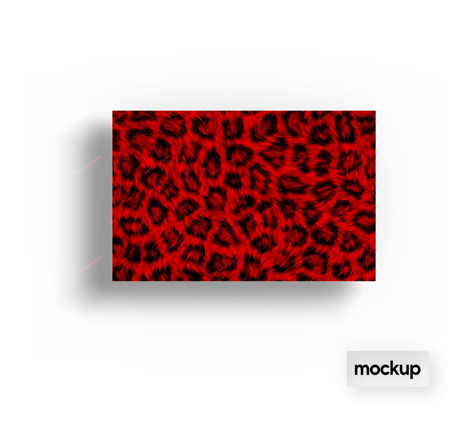 Red Leopard Print Seamless Digital Paper Background Texture - Etsy