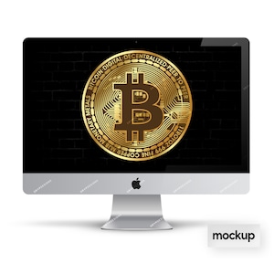 Digital Bitcoin SVG + PNG Graphic - Cryptocurrency Design - Instant ...