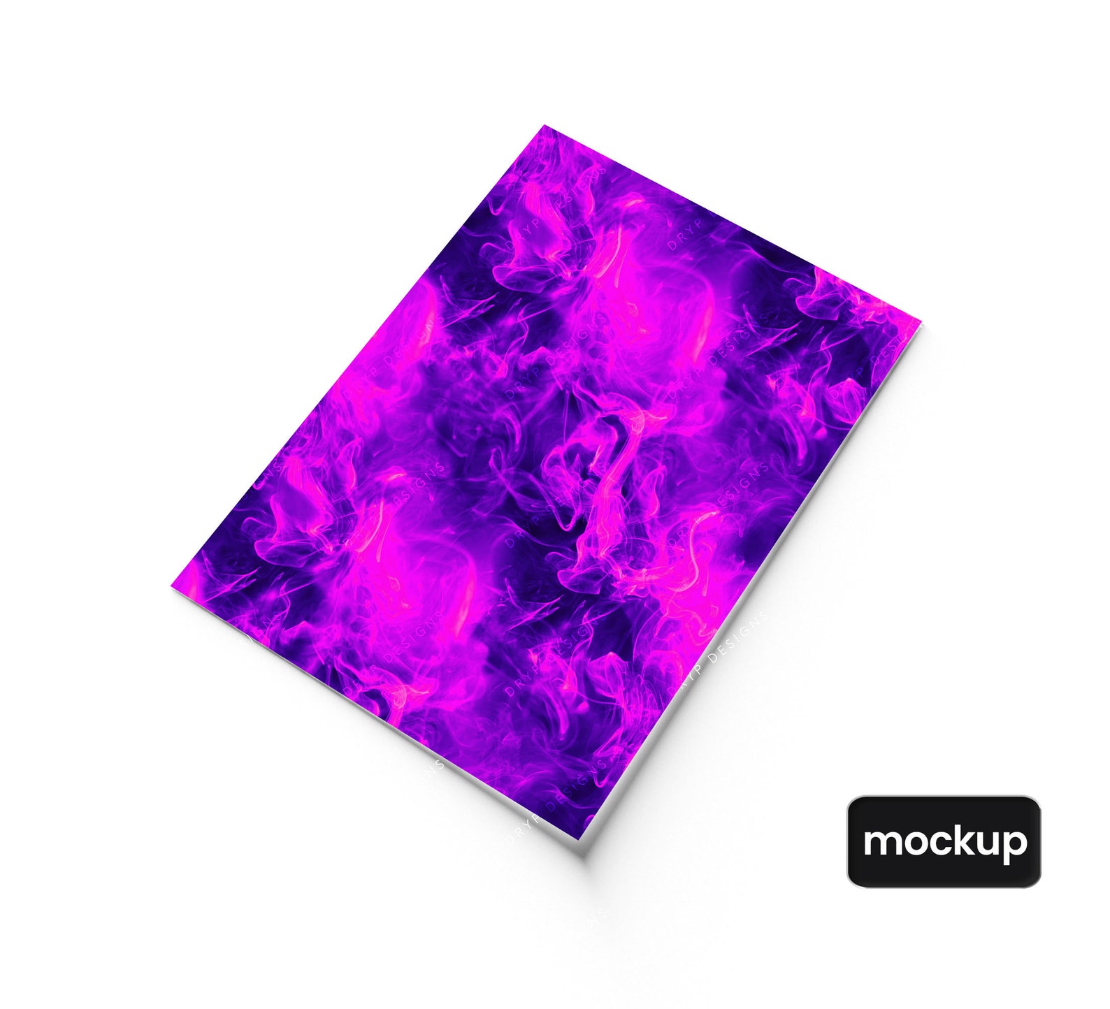 Purple Neon Flames Seamless Background Texture Smokey Flames Digital ...