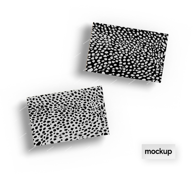 Black + Gray Animal Spots Seamless Background Pattern - Monotone ...