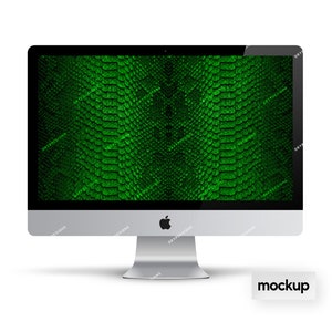 Green Snakeskin Seamless Digital Paper Background - Python Snake Print ...
