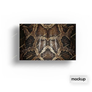 Brown Snakeskin Seamless Digital Paper Background Texture - Python ...
