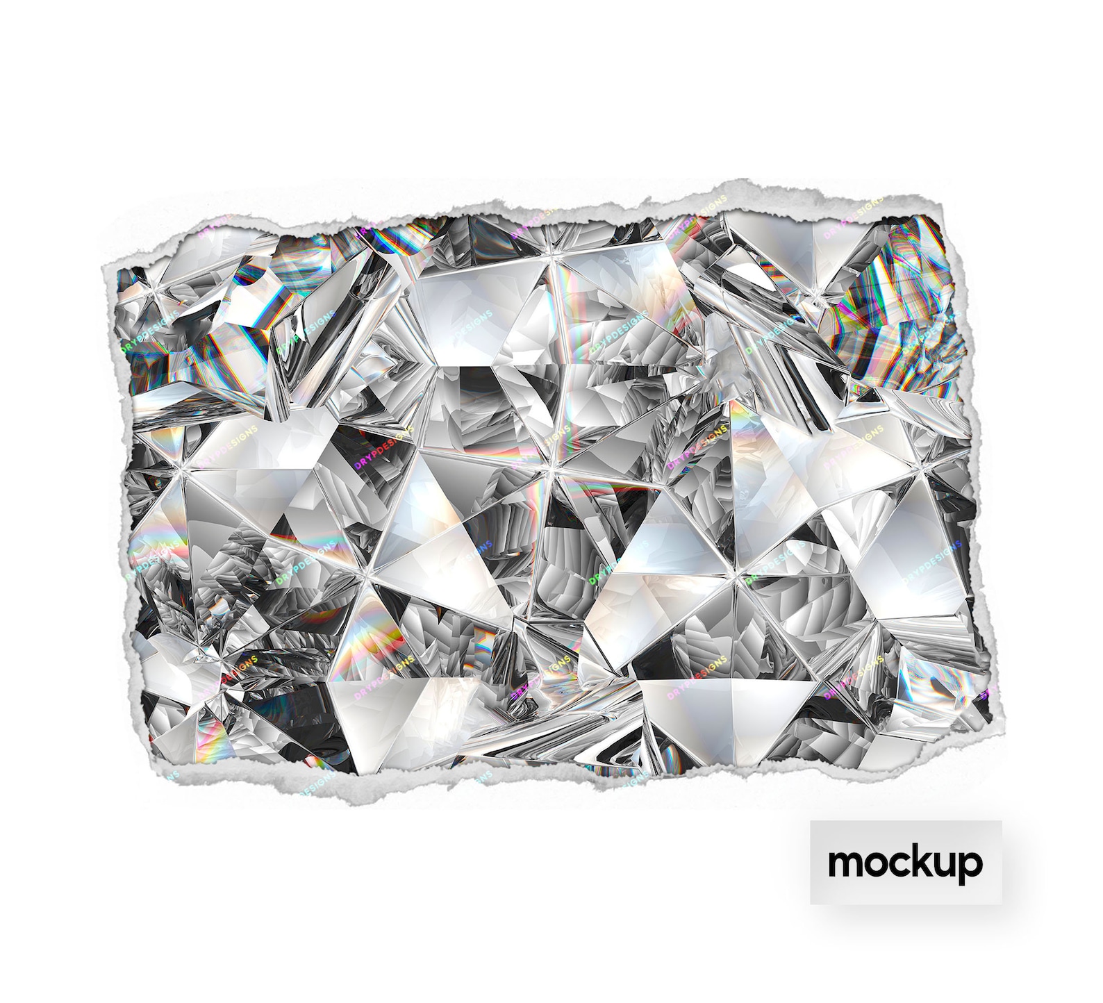 Crushed Diamonds Seamless Background Texture - Luxurious Shiny Silver ...