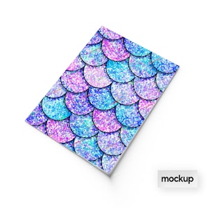 Holographic Glitter Mermaid Scales Seamless Digital Paper Background ...