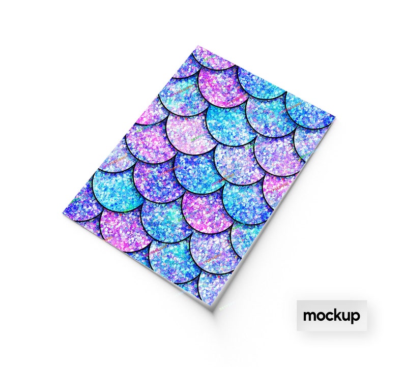 Holographic Glitter Mermaid Scales Seamless Digital Paper Background ...