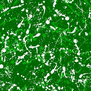 Green Paint Splatter Seamless Digital Paper Background Pattern - Black ...