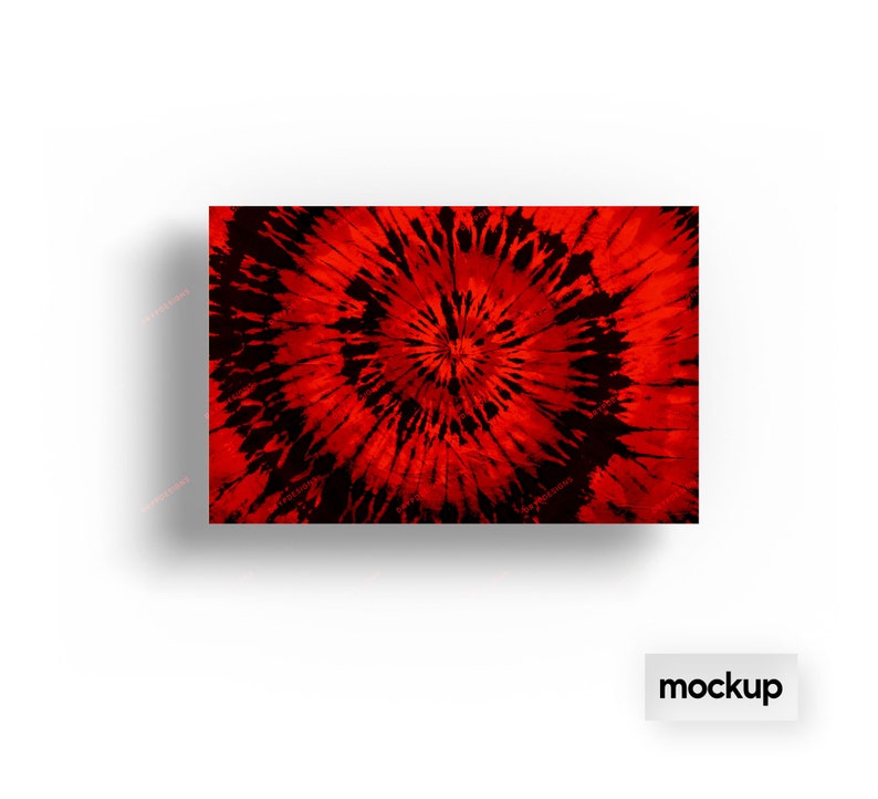 Bold Red Tie-dye Digital Paper Background Texture - Distressed Tiedye ...