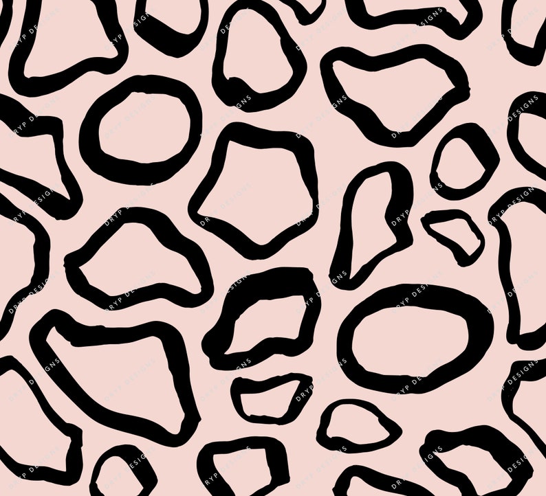 Pink Giraffe Print Seamless Pattern Digital Paper Download - Etsy