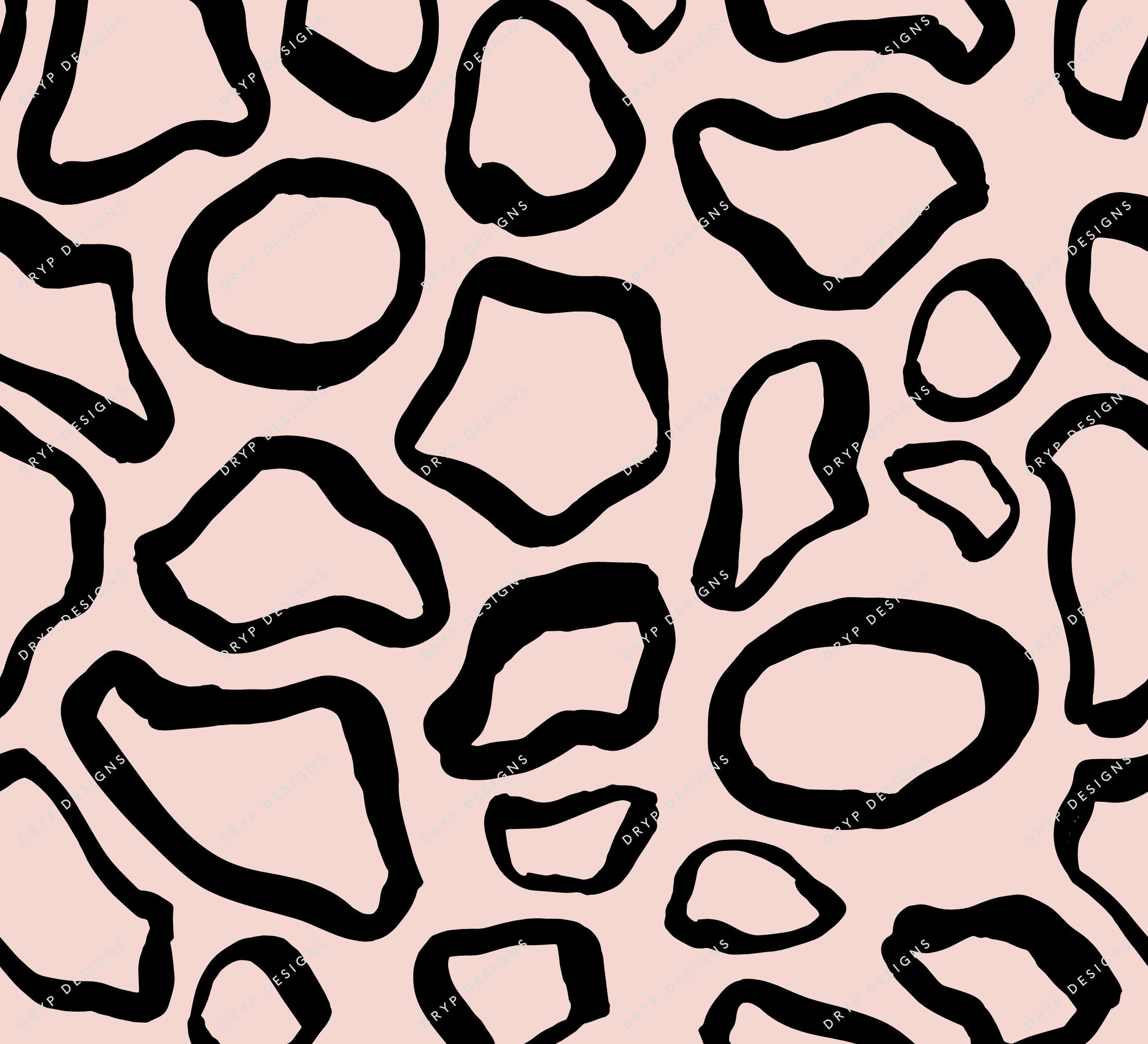 Pink Giraffe Print Seamless Pattern Digital Paper Download | Etsy