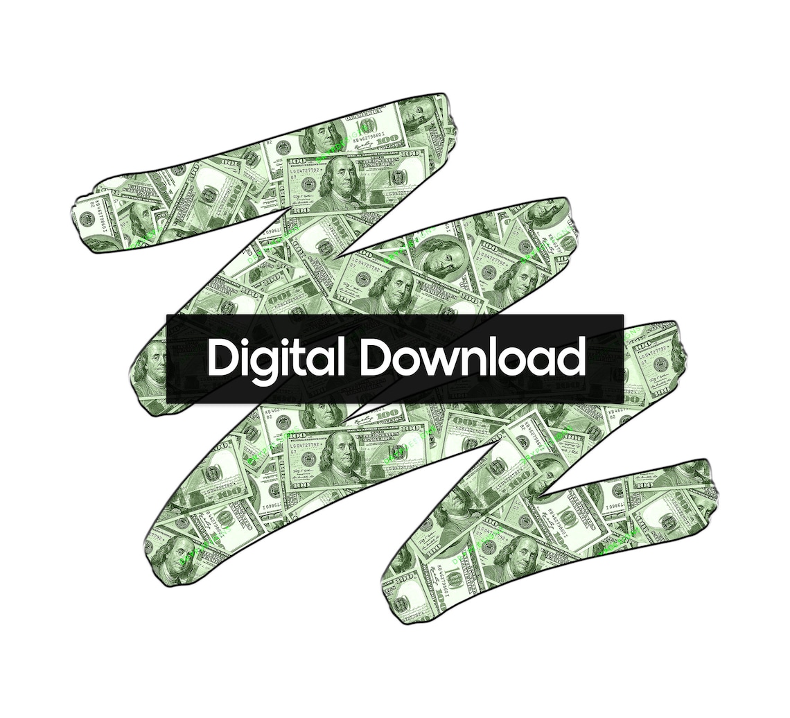 Mint Green Money Digital Paper Seamless Background - 100 Dollar Bills ...