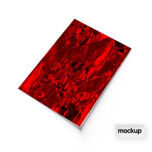 Red Metallic Foil Seamless Background Texture - Modern Luxurious Maroon ...