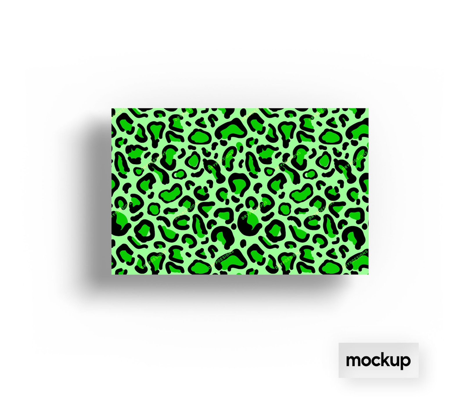 Seamless Black Green Leopard Print Pelt Pattern PNG - Etsy