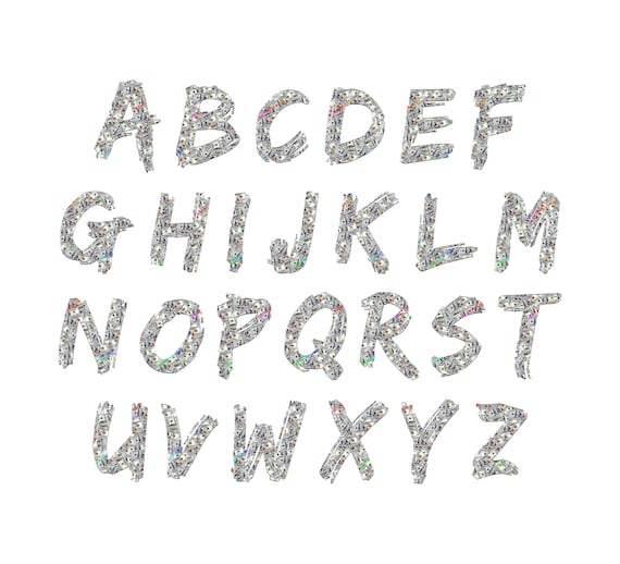 Money Alphabet PNG Letters Money Font Pattern Fill - Etsy