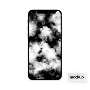 Black + White Cloudy Sky Seamless Background Texture - Bold Moody Fluffy Cloud Nature Wallpaper ...