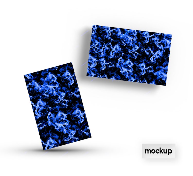Blazing Blue Flaming Fire Seamless Background Texture - Black + Blue ...