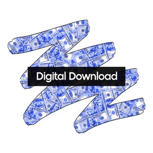 Blue 100 Dollar Bills Cash Money Seamless Digital Paper Background ...