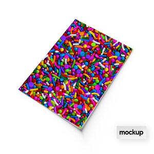 Rainbow Candy Sprinkles Seamless Background Texture - Vibrant Candy ...