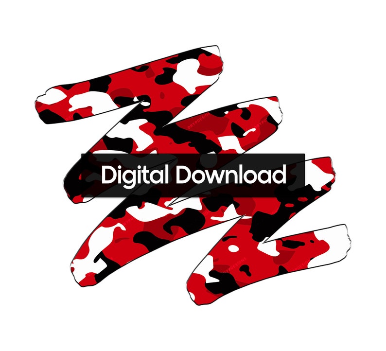 Red Camo Seamless Background Pattern - Vibrant Red Camouflage SVG + PNG ...