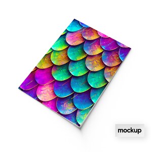 Rainbow Mermaid Scales Seamless Digital Paper Background - Vibrant ...