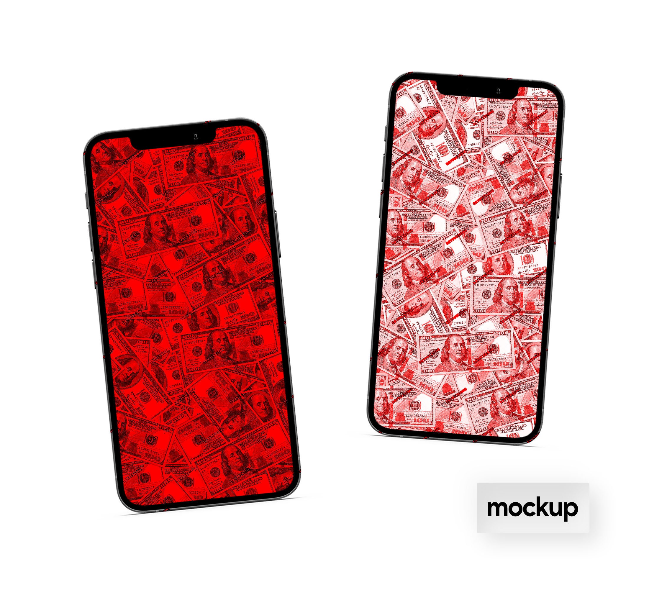 Red 100 Dollar Bills Seamless Money Digital Paper Background - Etsy