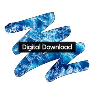 Ocean Water Seamless Background Texture - Deep Blue Ocean Waves ...