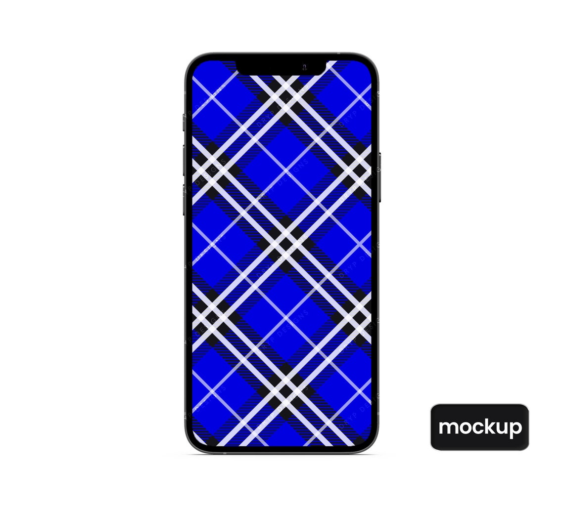 Blue Flannel Seamless Background Texture Blue Plaid Flannel | Etsy