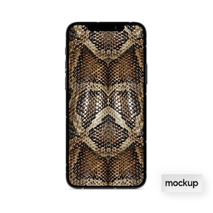 Brown Snakeskin Seamless Digital Paper Background Texture - Python ...