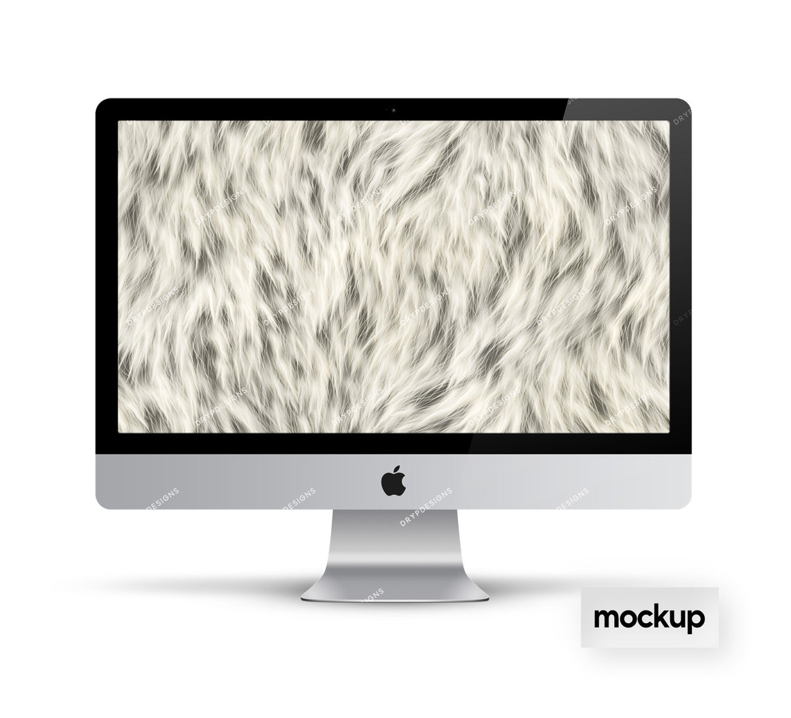 Realistic White Soft Fur Digital Paper Seamless Background - Etsy
