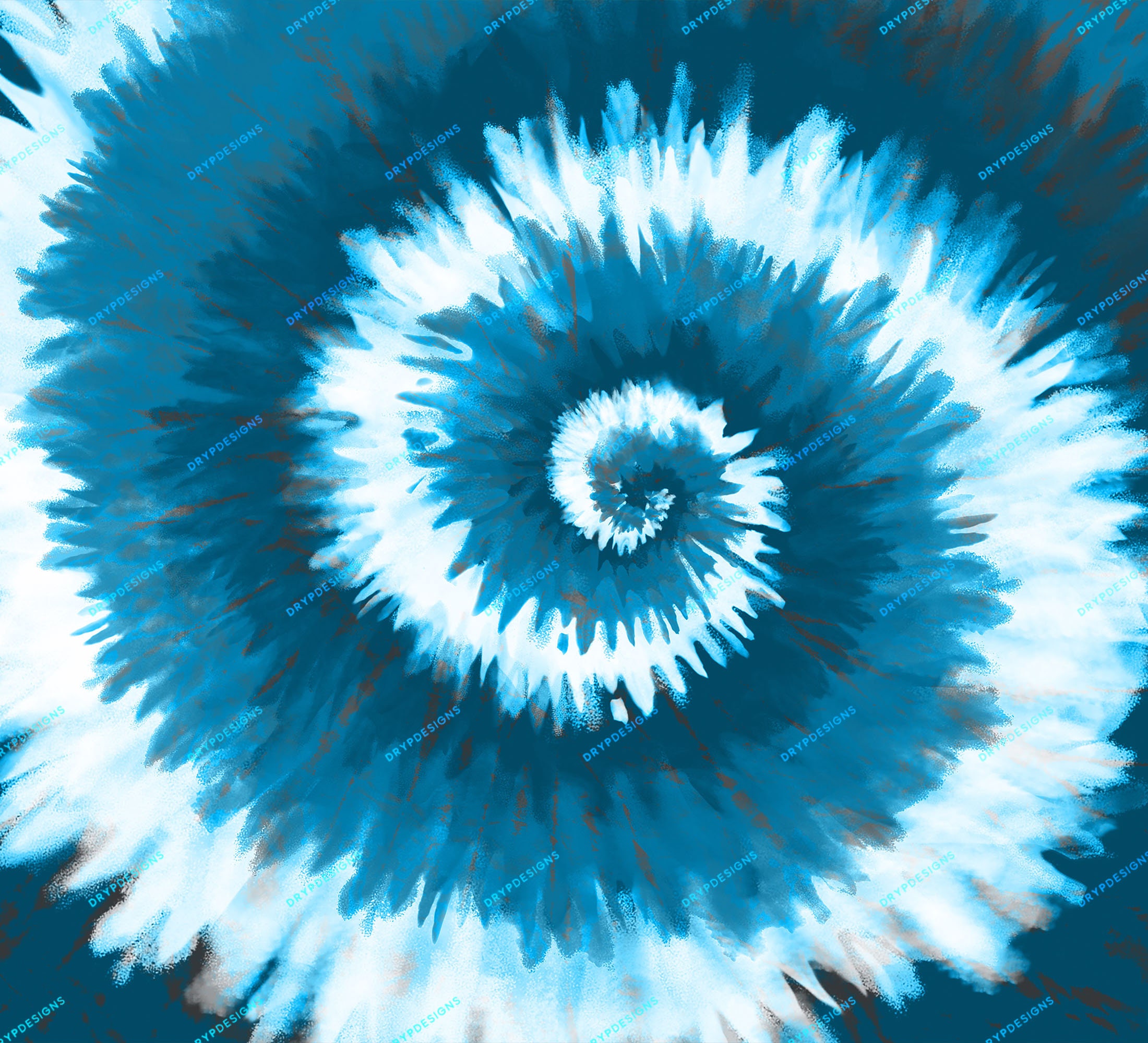 Tie Dye Swirls Background