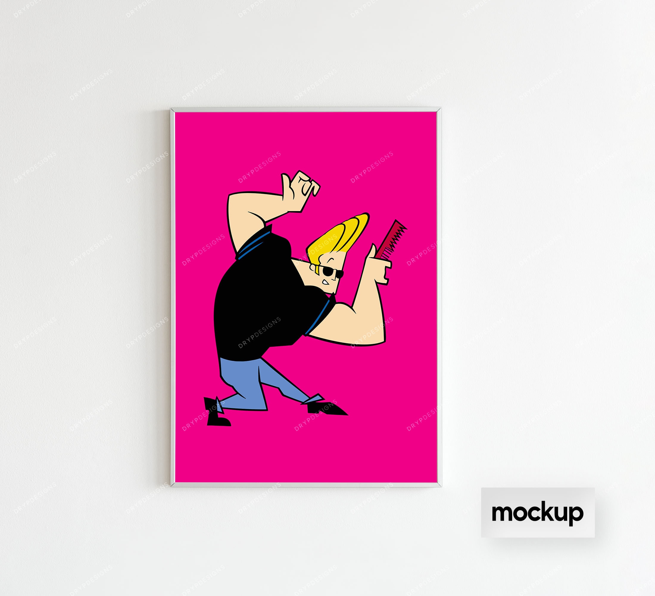 Johnny Bravo Cartoon Graphic PNG + SVG Bundle - Digital Download Files ...