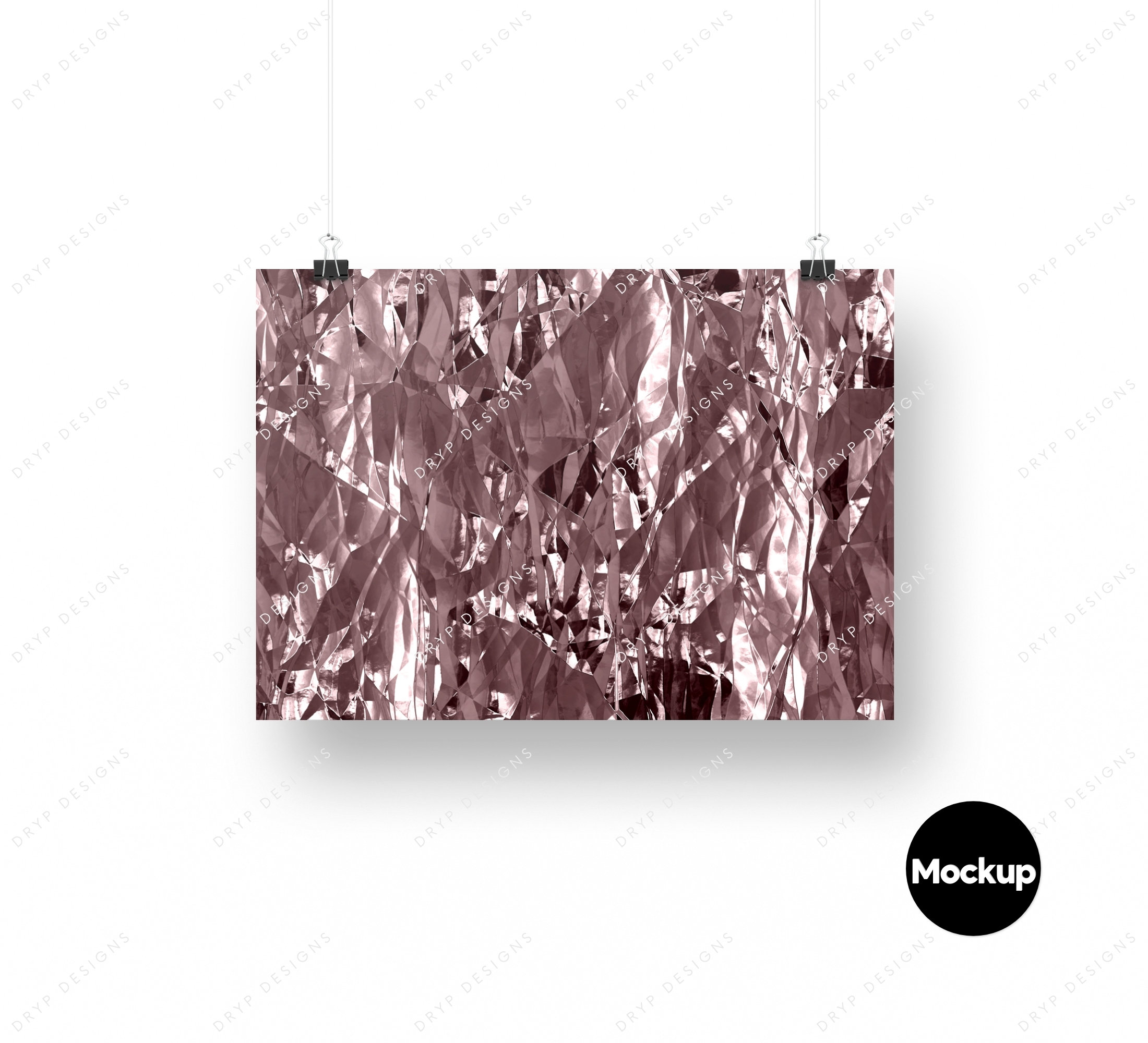 Rose Gold Foil Seamless Background Texture Digital Paper | Etsy