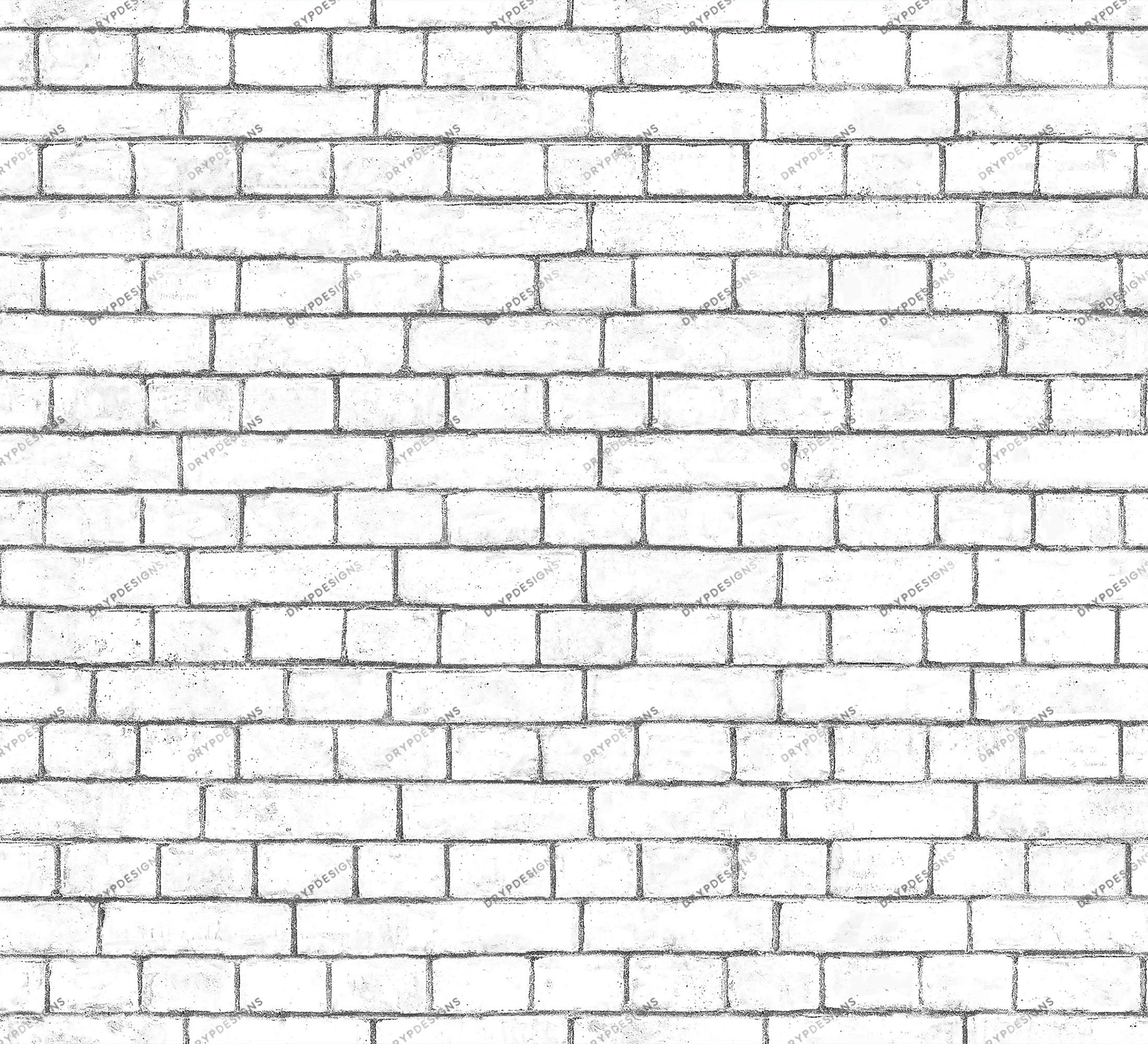 White Brick Wall Seamless Digital Paper Background Texture - PNG ...