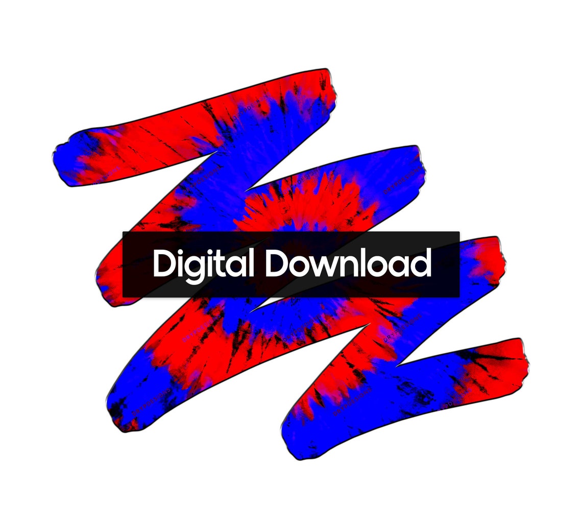 Red Blue Tie-dye Swirl Digital Paper Background Texture | Etsy