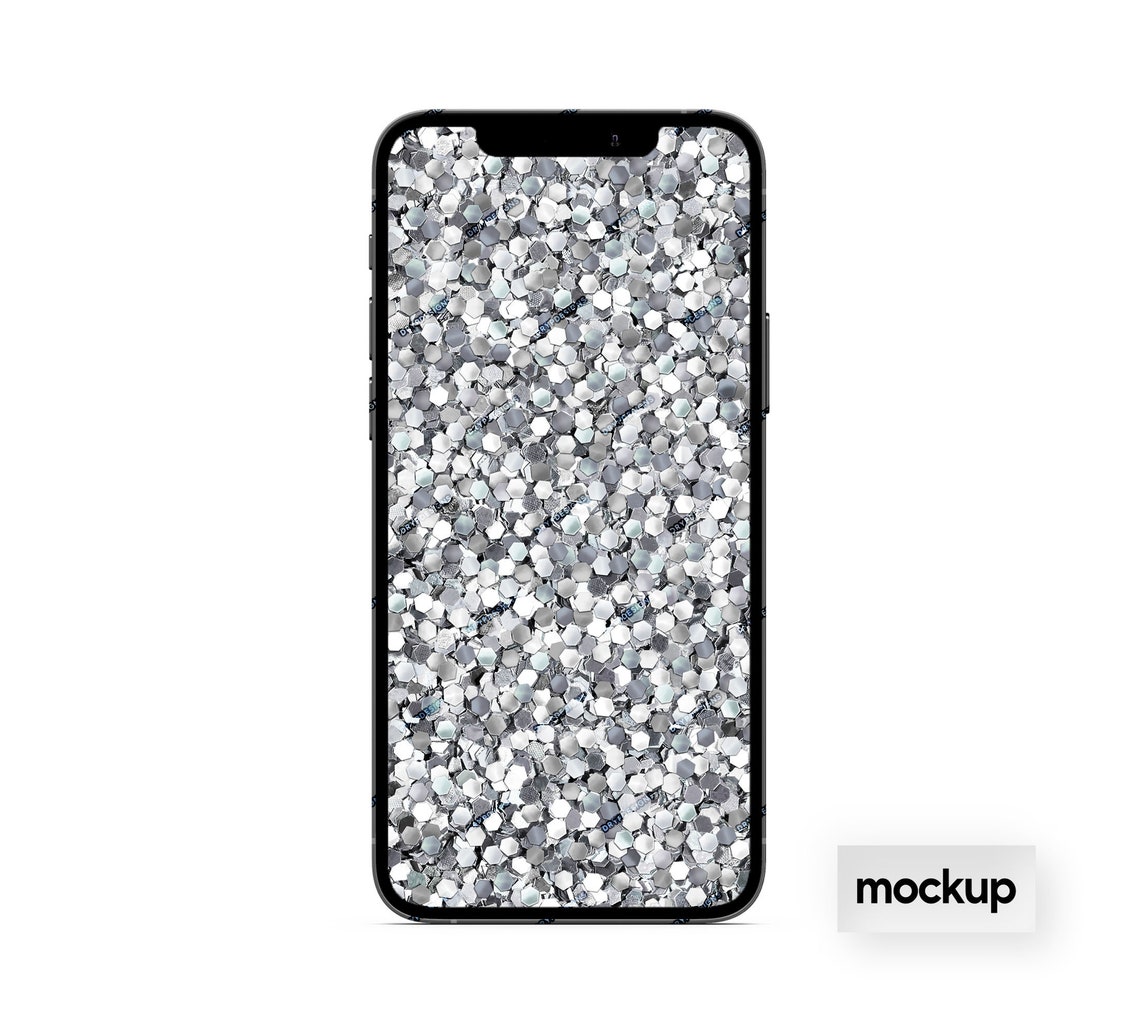 Silver White Glitter Seamless Digital Paper Background - Etsy