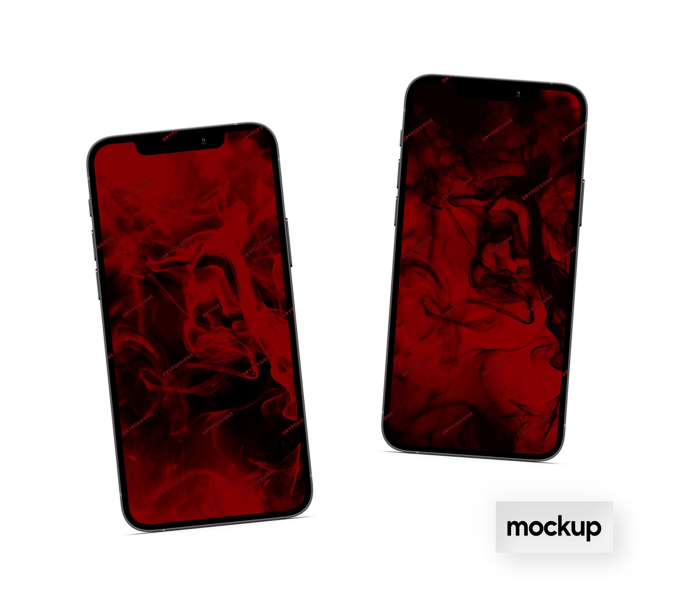 Black + Maroon Smokey Flames Seamless Digital Paper Background Texture ...