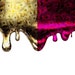 Pink Gold Dripping Money PNG Overlay Digital Background Liquid Gold ...
