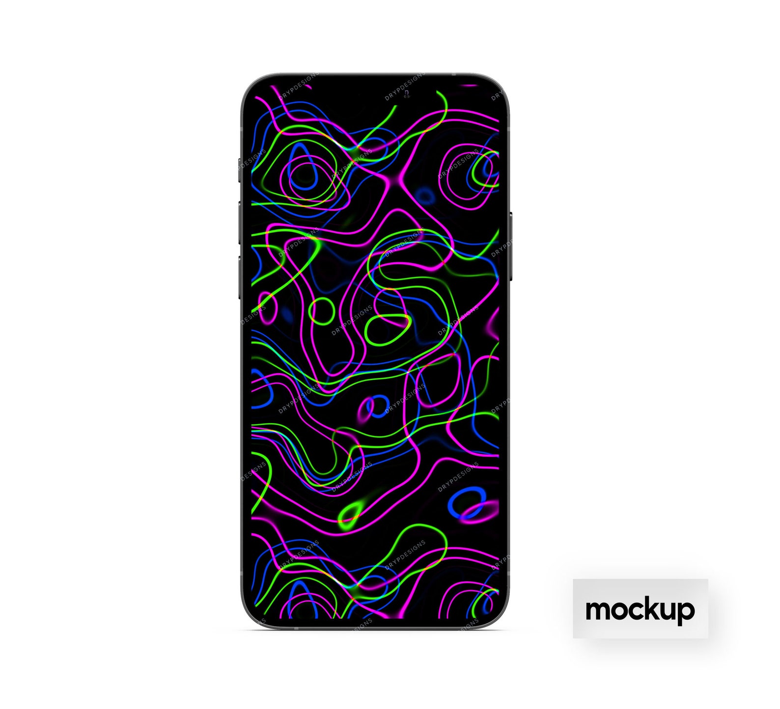 Wavy Neon Line Curve Seamless Digital Paper Pattern - Etsy