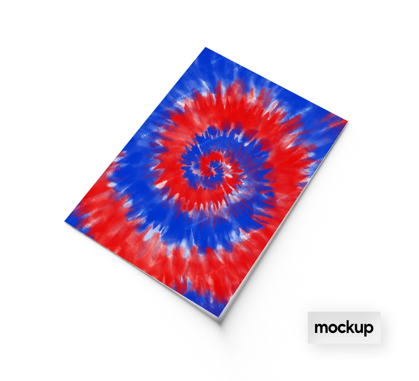 Red Blue Patriotic Tie-dye Swirl Digital Paper Background - Etsy
