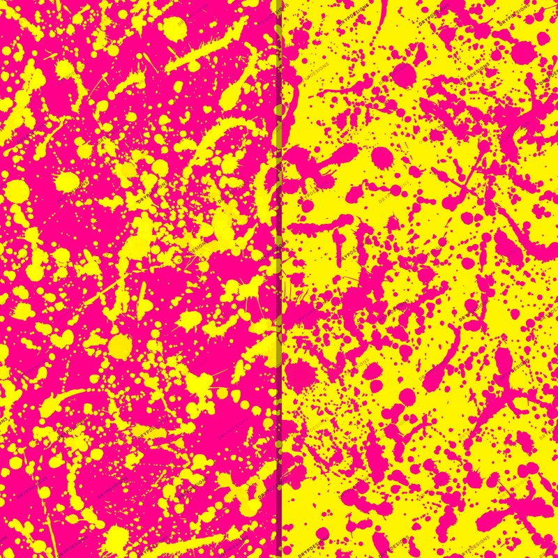 Pink and Yellow - Etsy