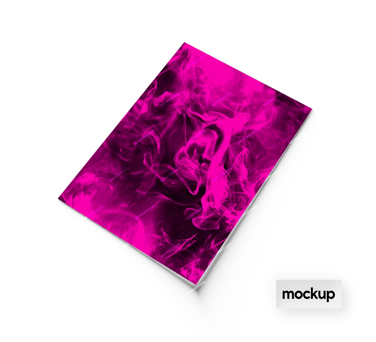 Smokey Pink Flames Digital Paper Background Seamless Texture - Pink ...