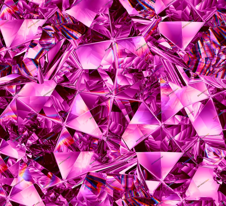 Pink Diamonds Seamless Background Texture - Luxurious Shiny Aesthetic ...