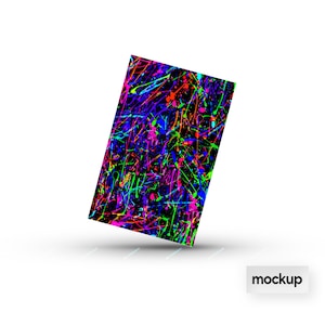 Rainbow Neon Paint Splatter Seamless Digital Paper Background Texture ...