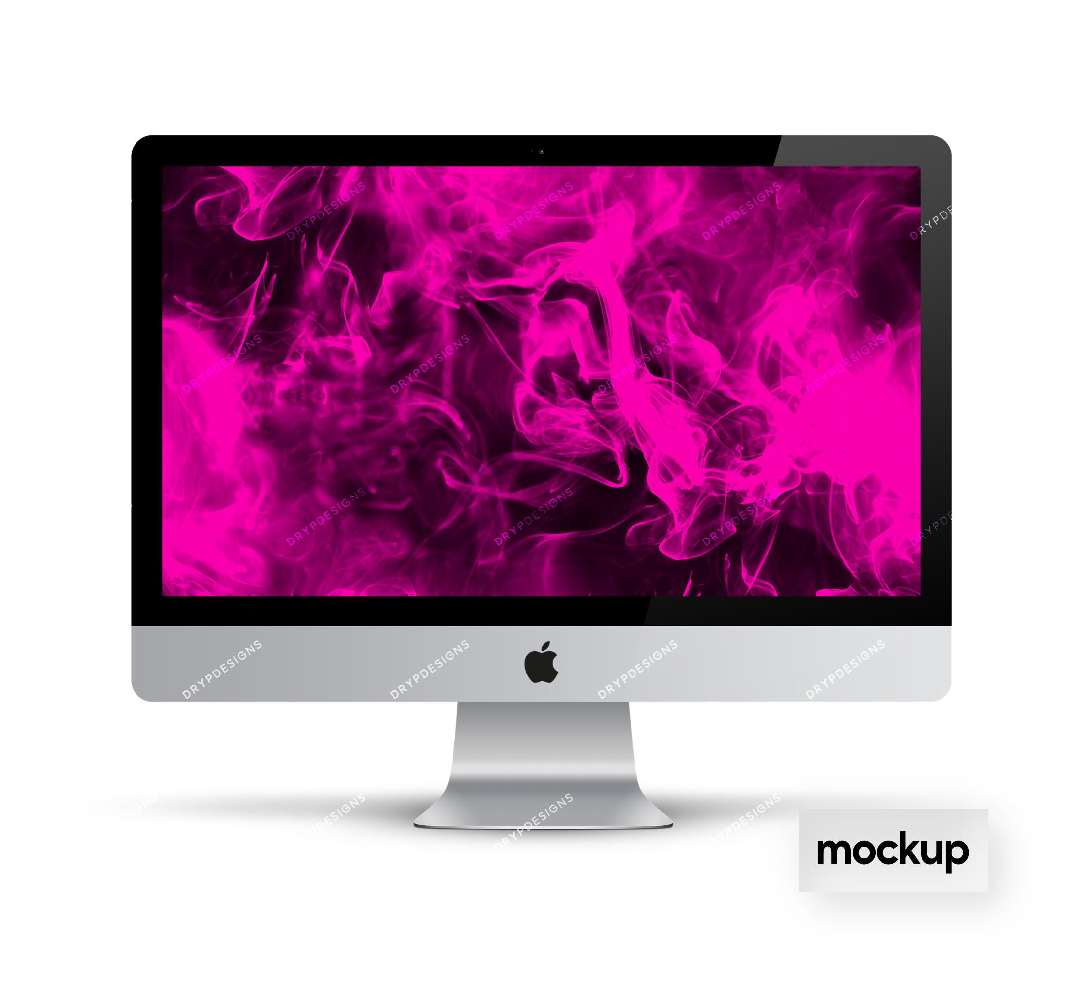Smokey Pink Flames Digital Paper Background Seamless Texture - Pink ...