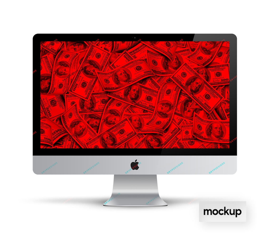 Raining Red Money Seamless Digital Paper Background Pattern - Etsy