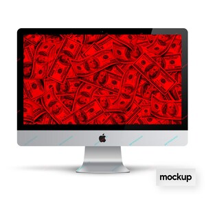 Raining Red Money Seamless Digital Paper Background Pattern - Raining ...