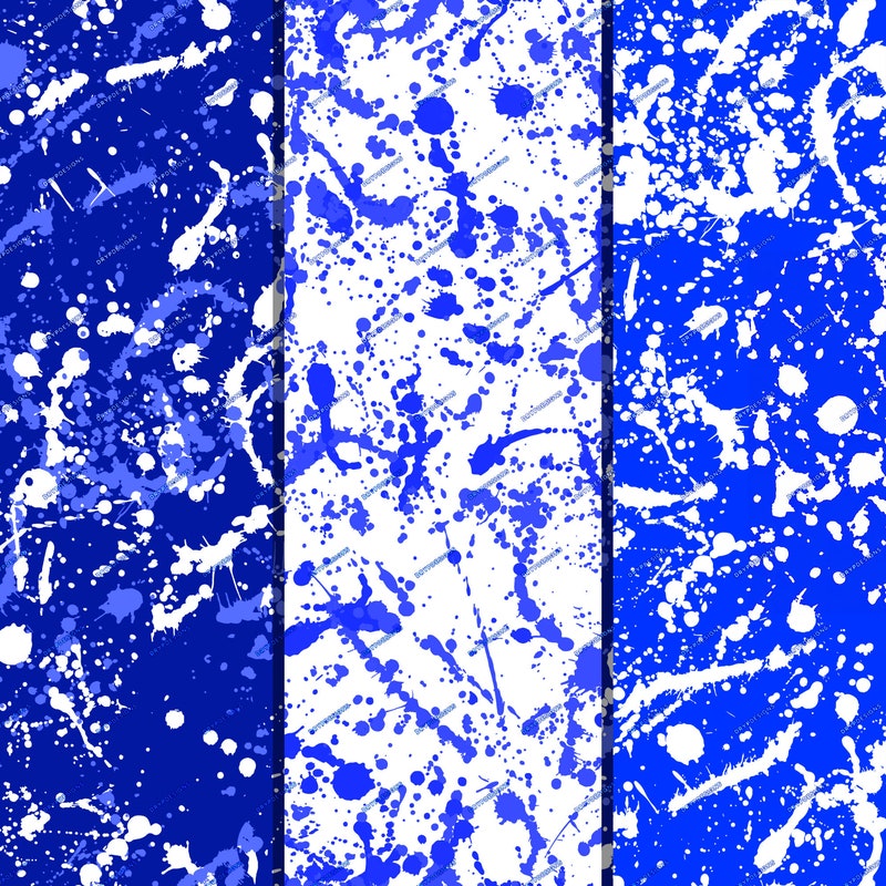 Royal Blue Paint Splatter Png - Etsy