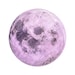 Pink Moon PNG Graphic Full Moon Outer Space Planets Digital Download ...
